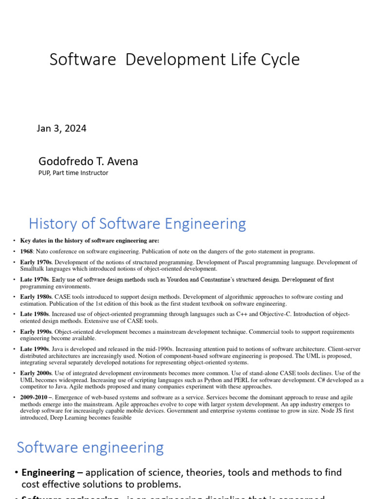 Software Design Agile Lecture | PDF | Scrum (Software Development) | Software Development Process