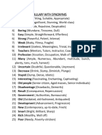 Vague Words and Alternatives Guide | PDF
