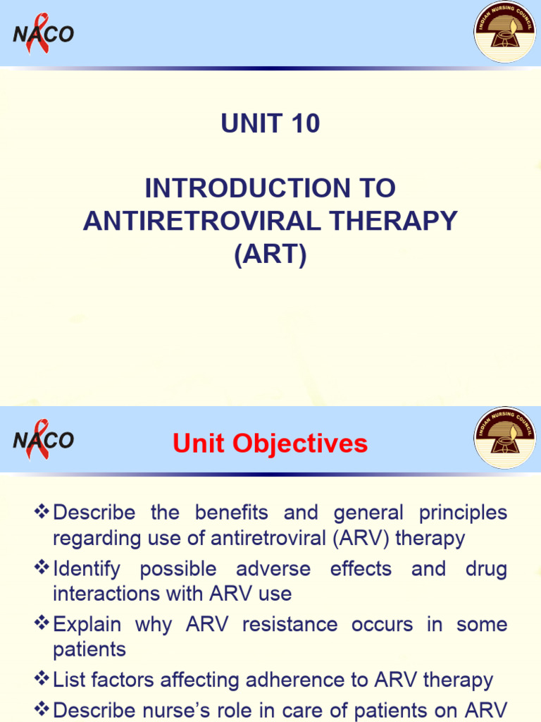 Unit 10 | PDF | Management Of Hiv/Aids | Hiv/Aids