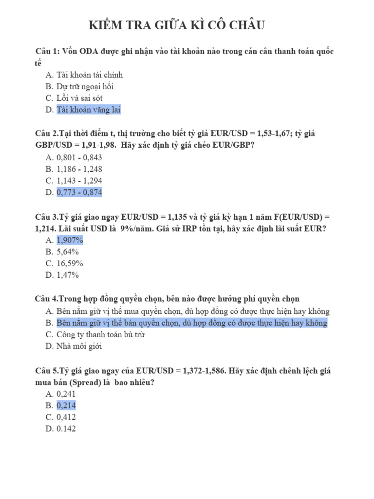 Ktra Gi A Kì Cô Châu | PDF