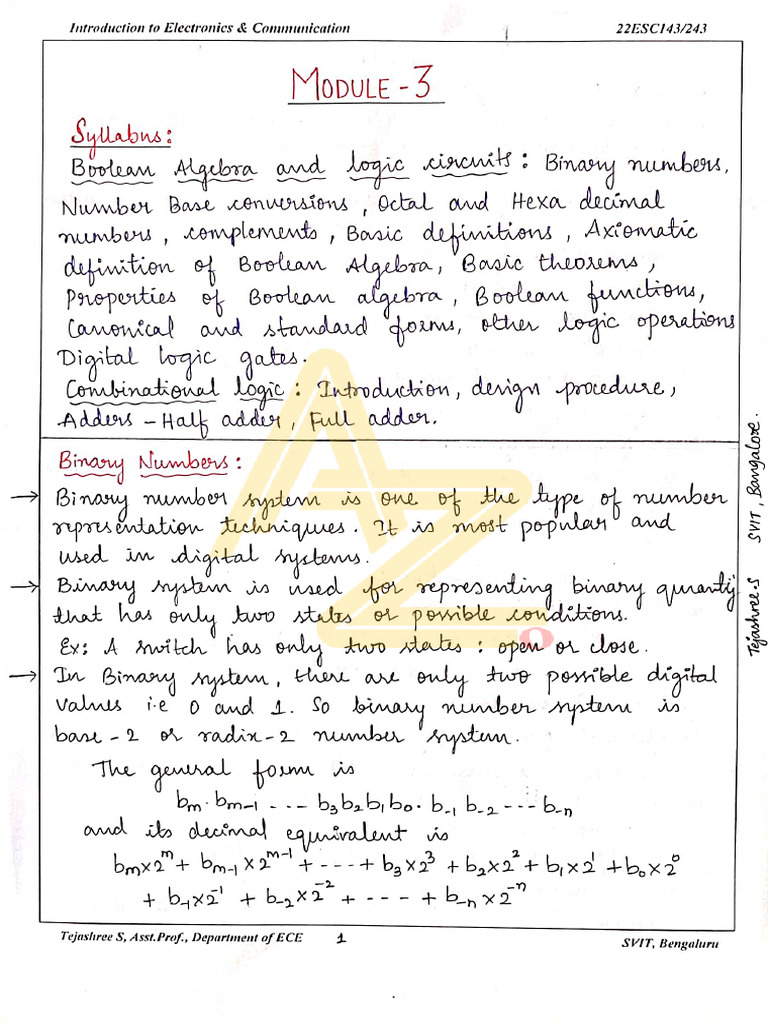 Electronics Module 3 Notes Besck104c | PDF