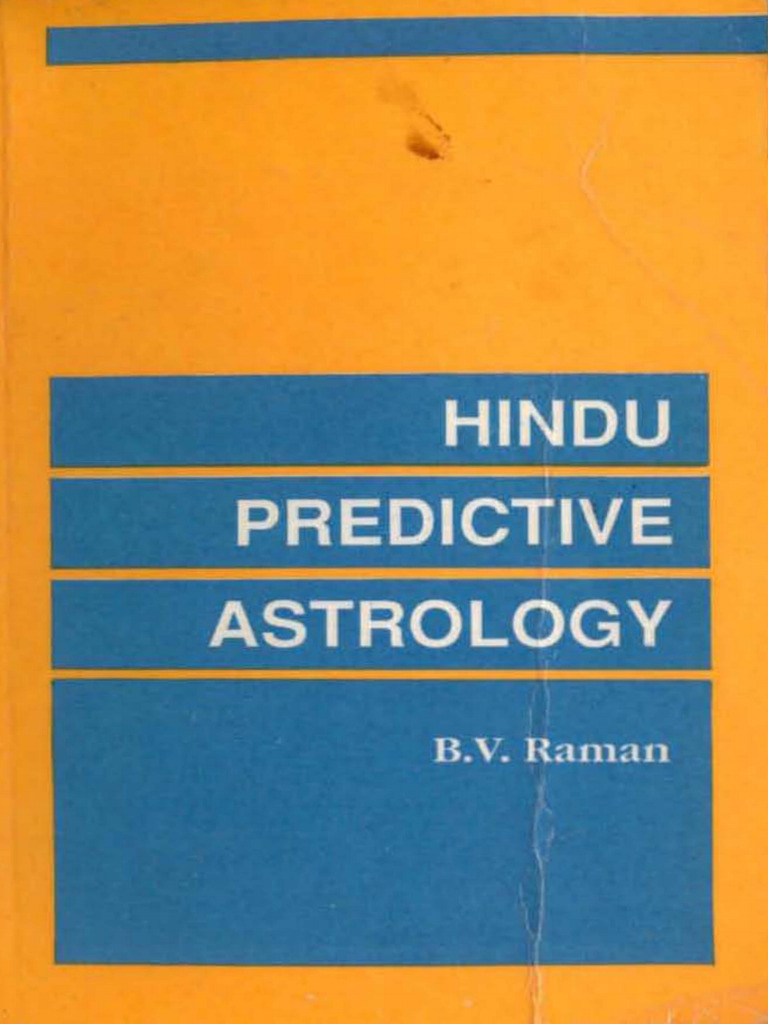 Hindu Predictive Astrology BV Raman | PDF