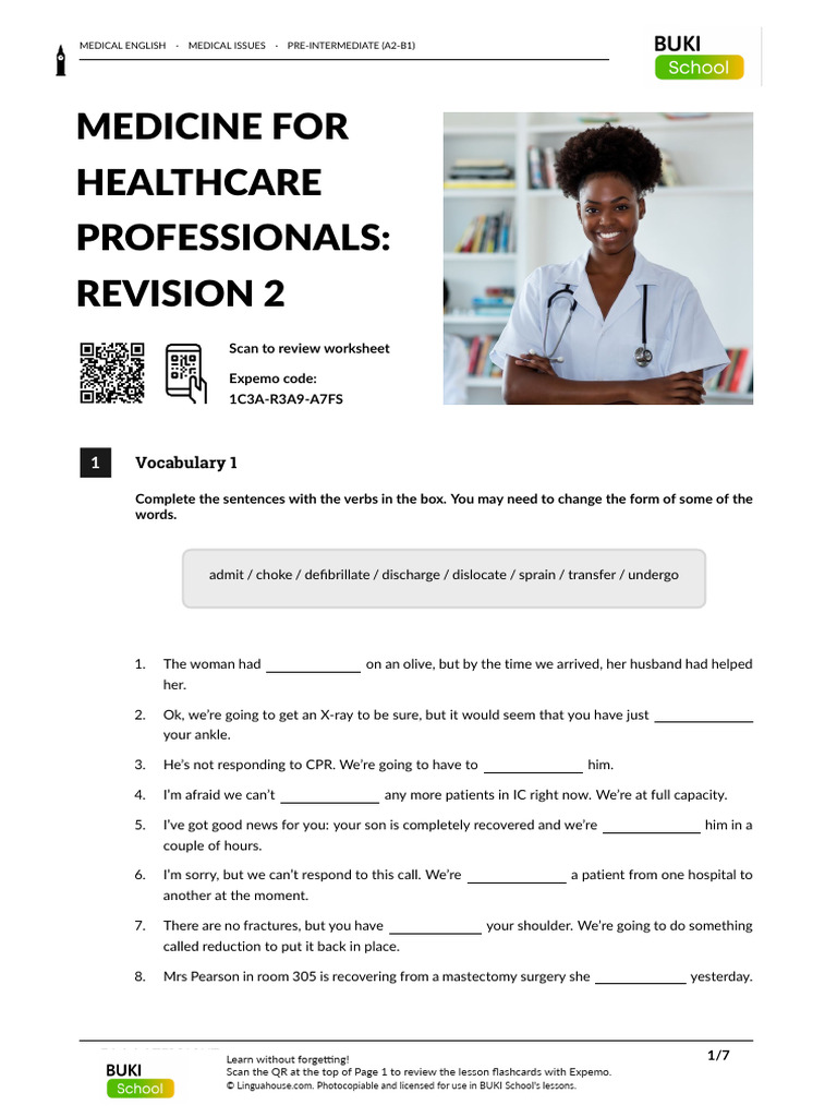 Medical English for Healthcare Pros | PDF | Organ Transplantation ...