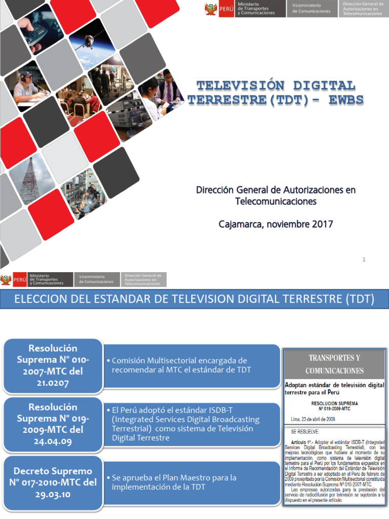 Television Digital Terrestre TDT - Ewbs | PDF | Televisión digital | Vídeo
