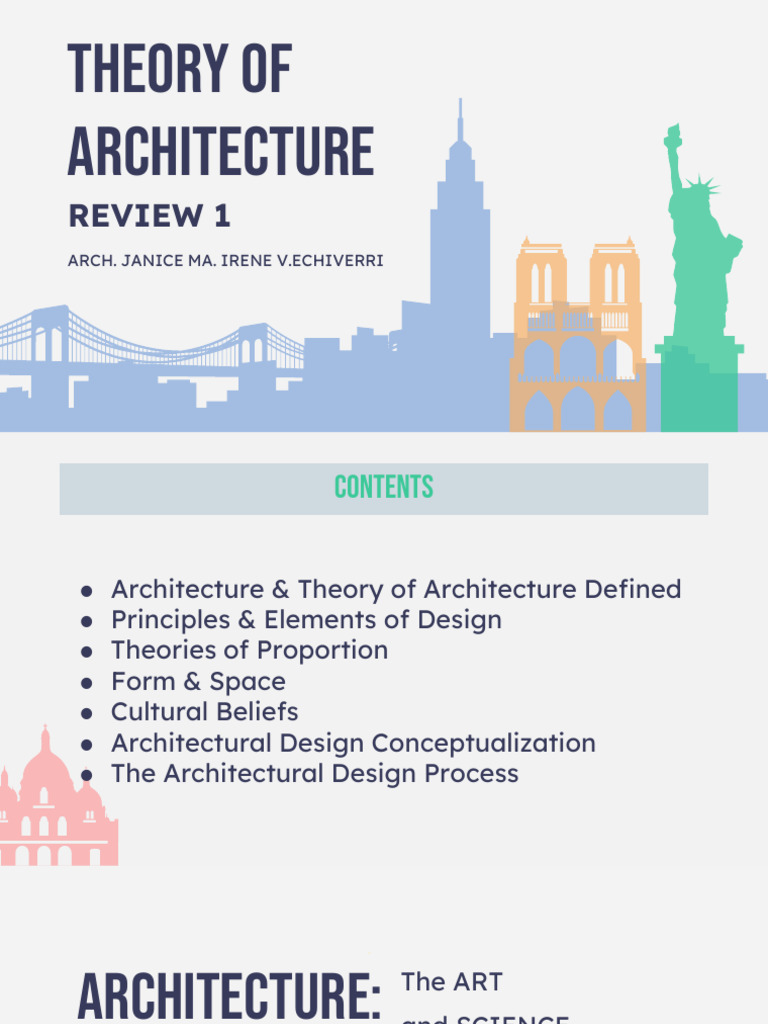 Architecture Theory and Design Principles | PDF | Design | Space