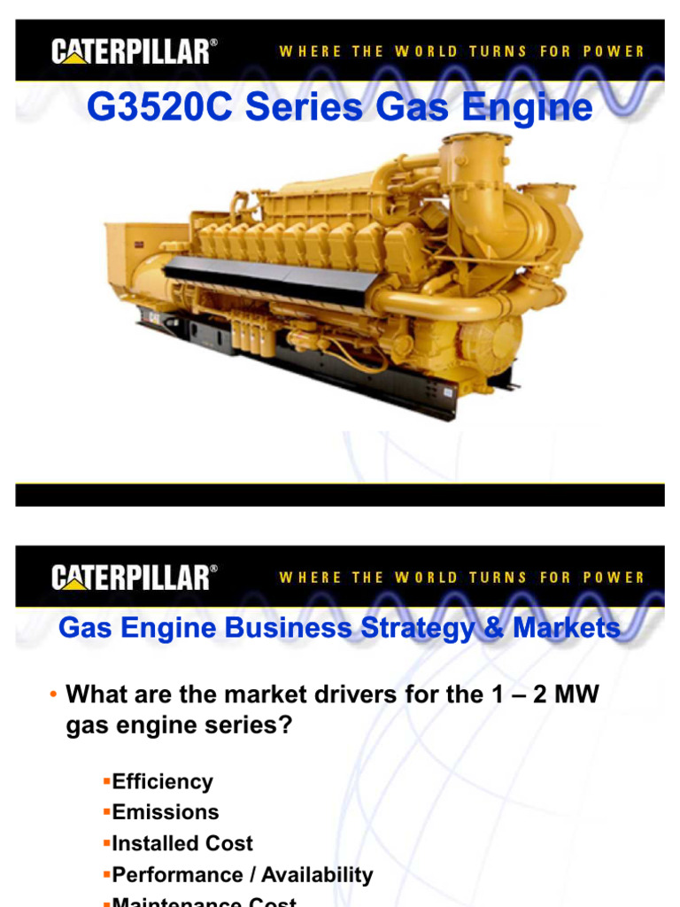 CaterpillerG3520C-Series Engine System | PDF