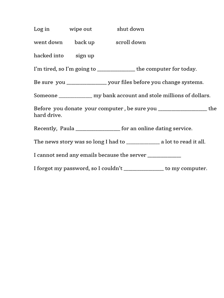 Phrasal Verbs Technology | PDF Phrasal Verbs Technology | PDF