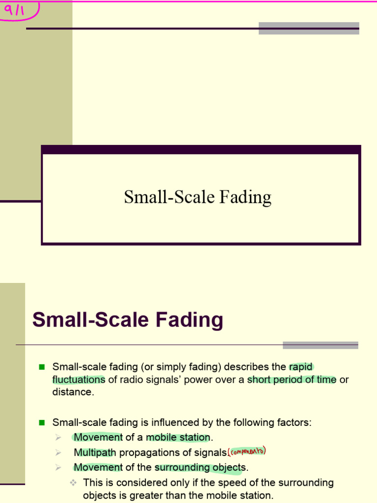 Wireless Transmission and Radio Propagation - Part III | PDF | Bandwidth (Signal Processing ...