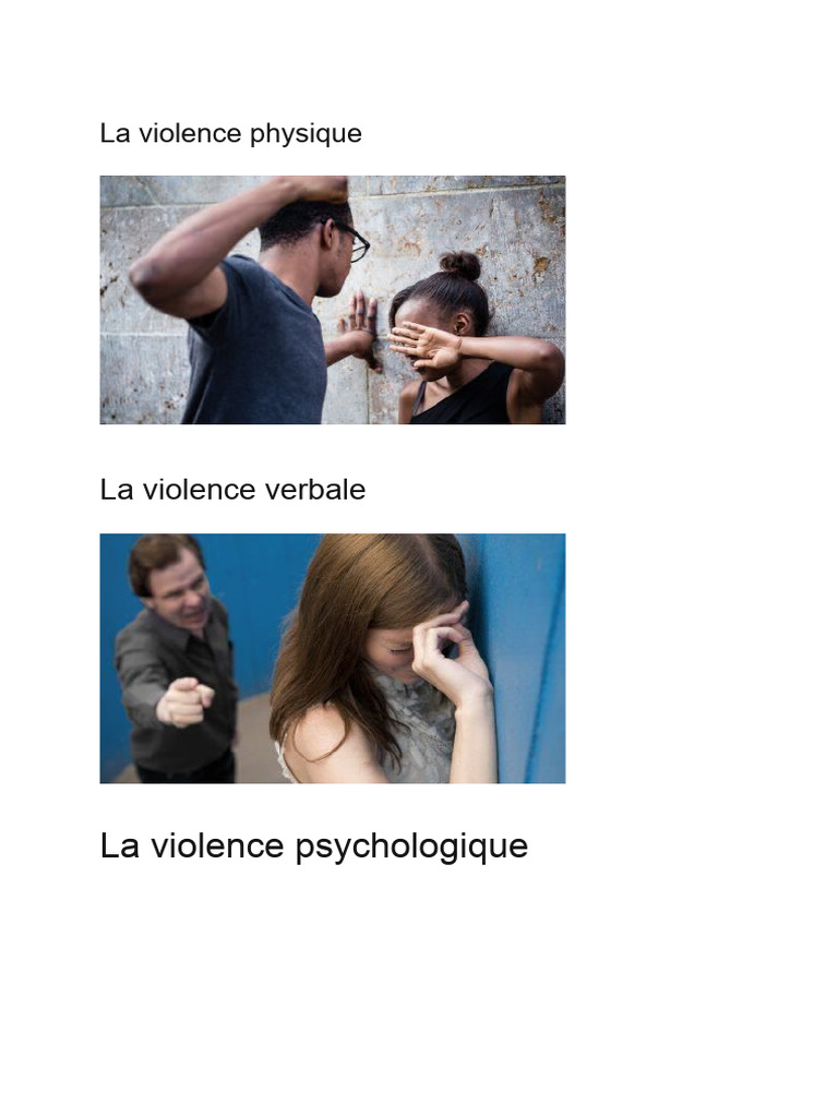 La Violence Physique | PDF