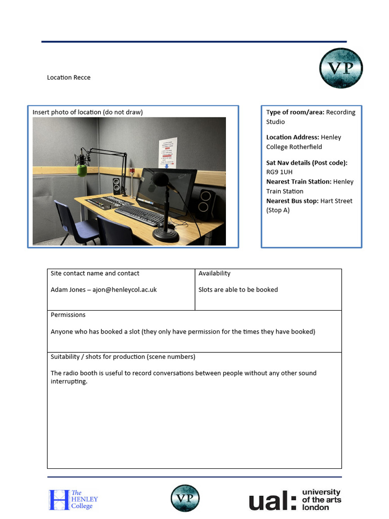 Location Recce 2 | PDF