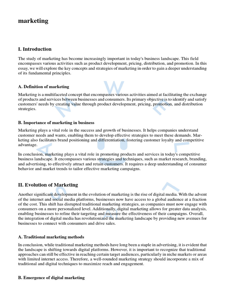 Marketing | PDF