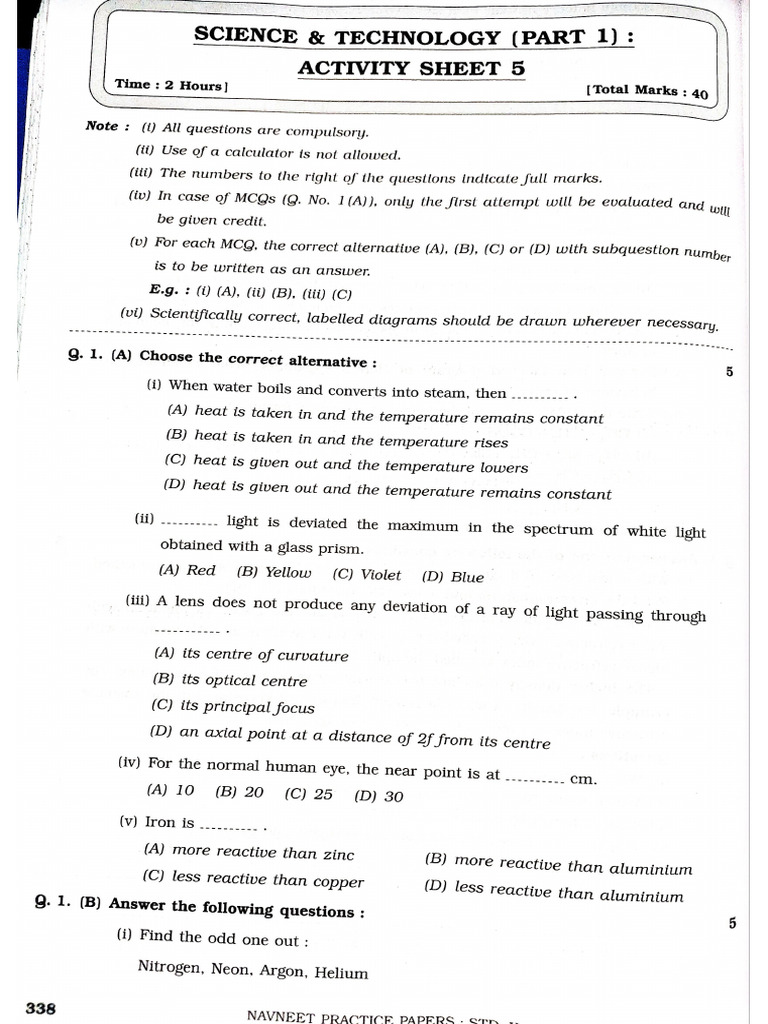 Sci 1 Activity Sheet 5 | PDF