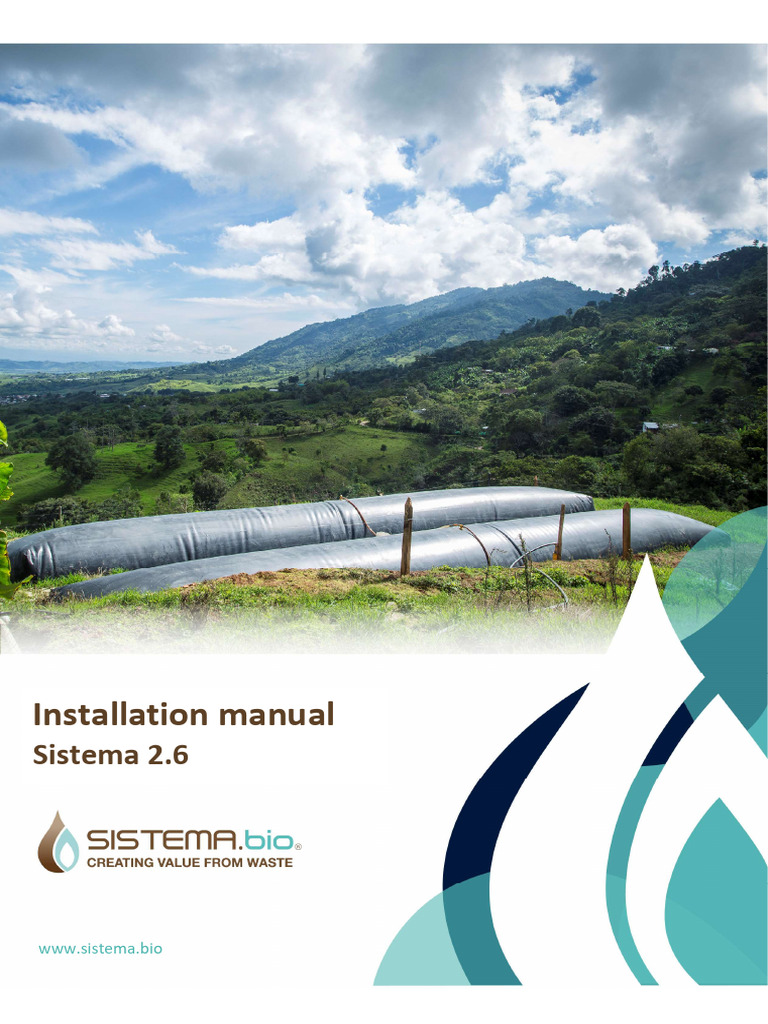 Biogas System Installation Guide | PDF | Pipe (Fluid Conveyance) | Valve