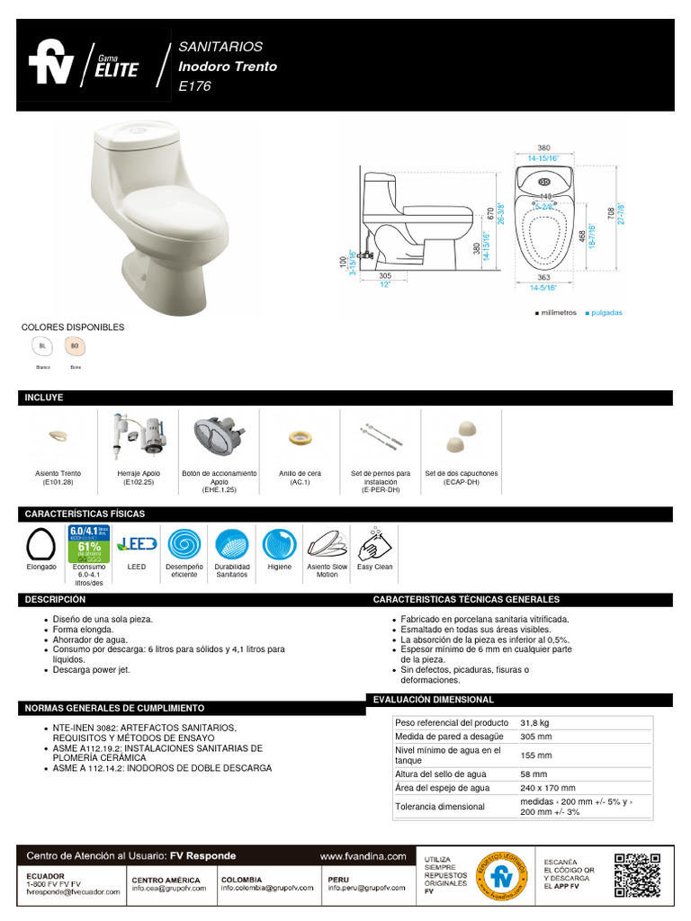 E176-Especificaciones | Descargar gratis PDF | Materiales