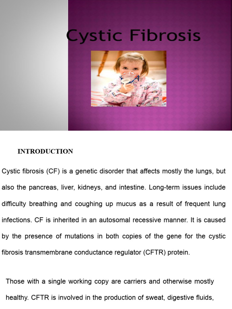 Cystic Fibrosis | PDF | Genetic Disorder | Medical Specialties