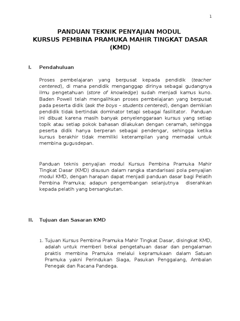 Panduan Teknik KMD | PDF | Karier & Perkembangan | Seni