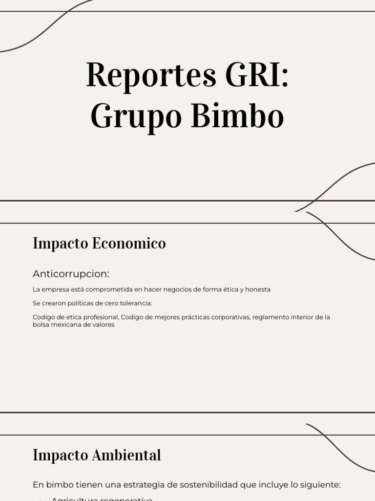 Reportes GRI- Trabajo de Sosteniblidad | PDF | Sustentabilidad | Economias