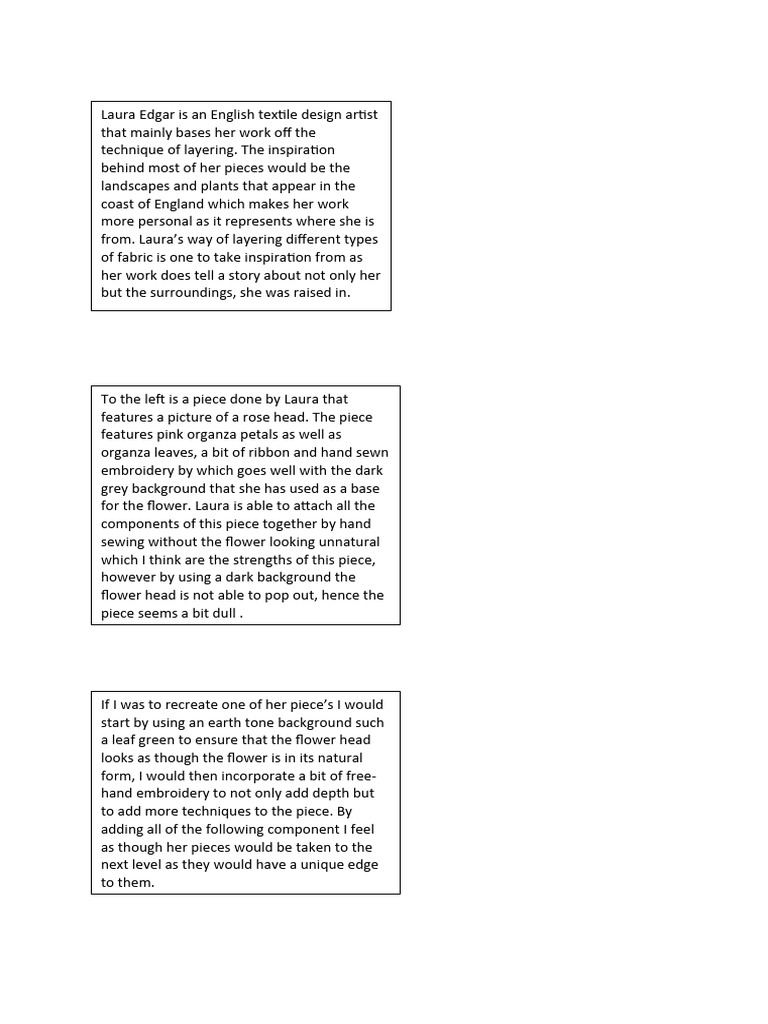 English Textile Artists: Laura & Alison | PDF | Embroidery | Dyeing