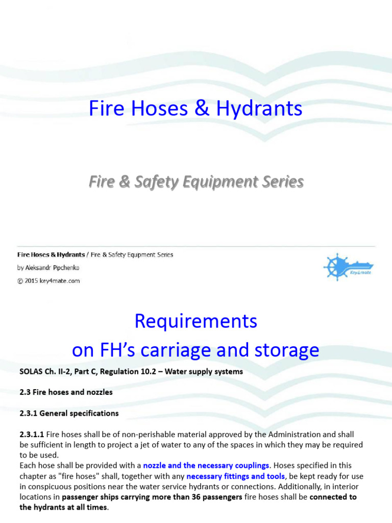 Fire Hoses Tips | PDF