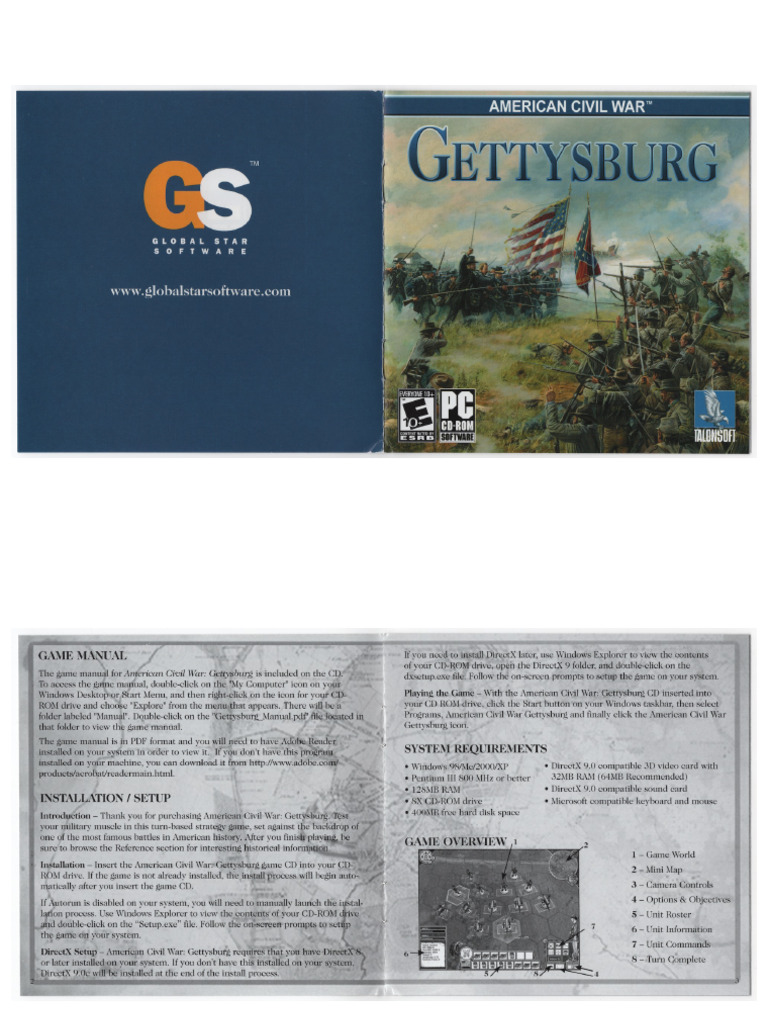 American Civil War Gettysburg Manual | PDF