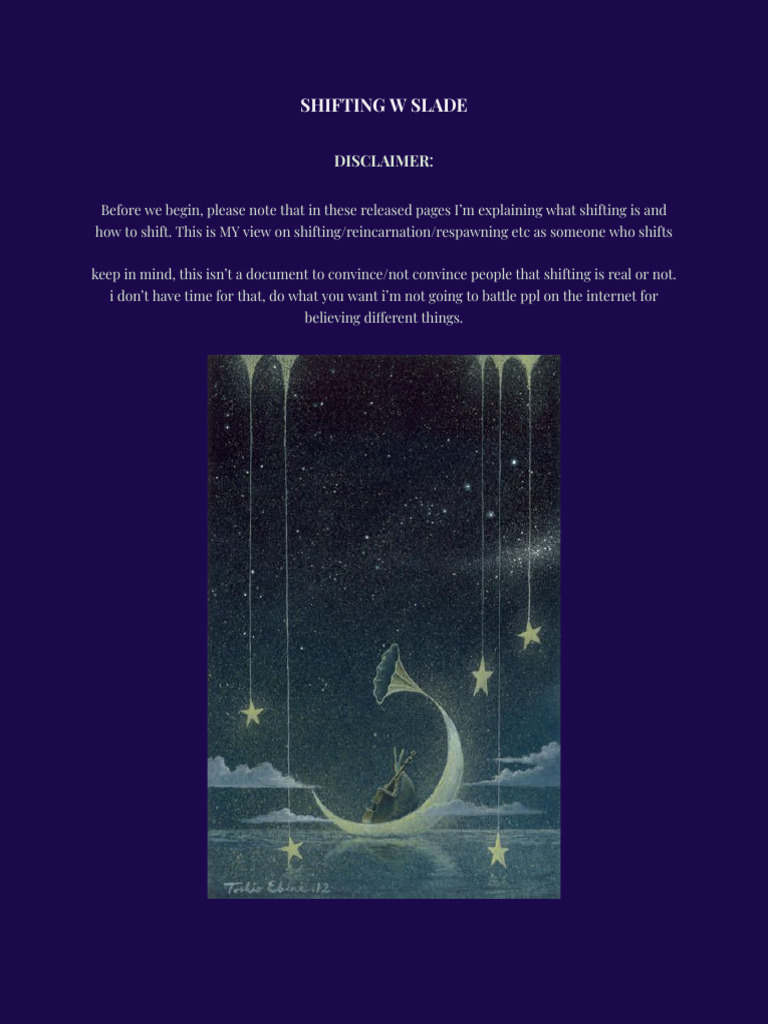 What The Fuck Is Shifting - Answered by Slade. | PDF | Consciousness ...