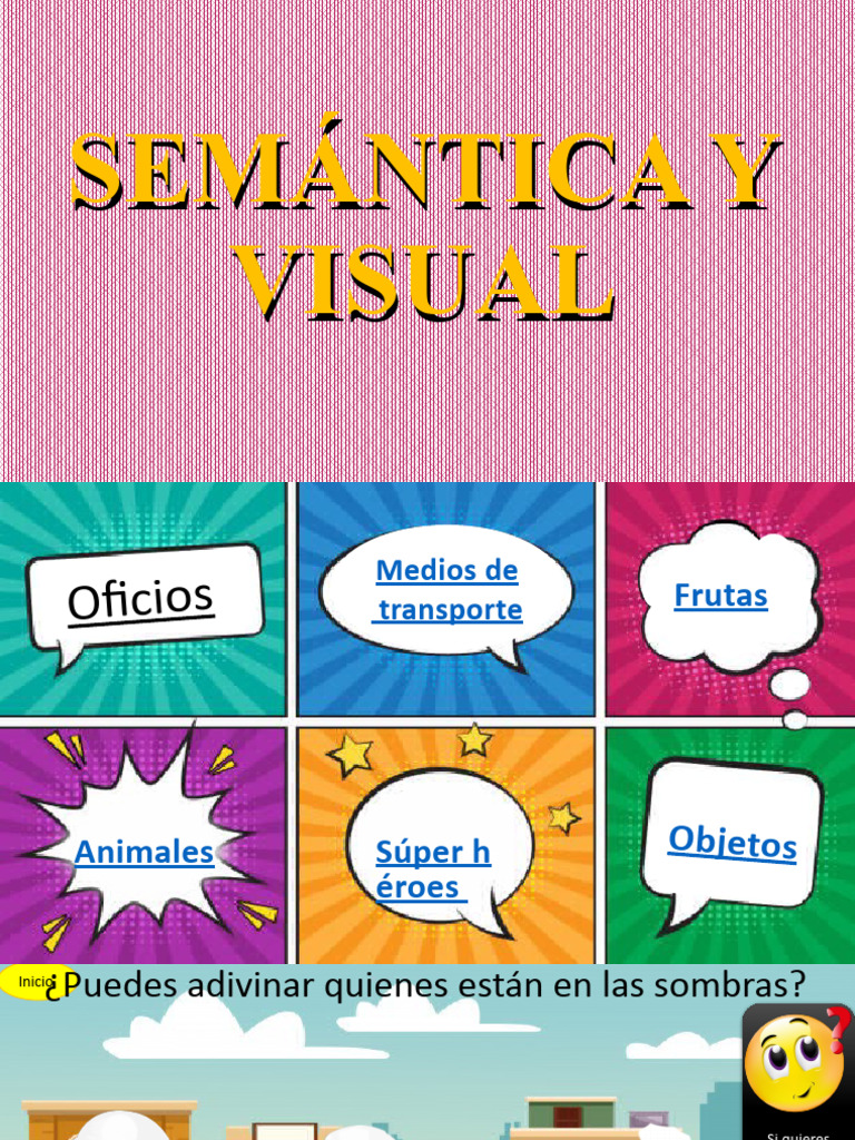 Semántica y Visual - Interactivo | PDF