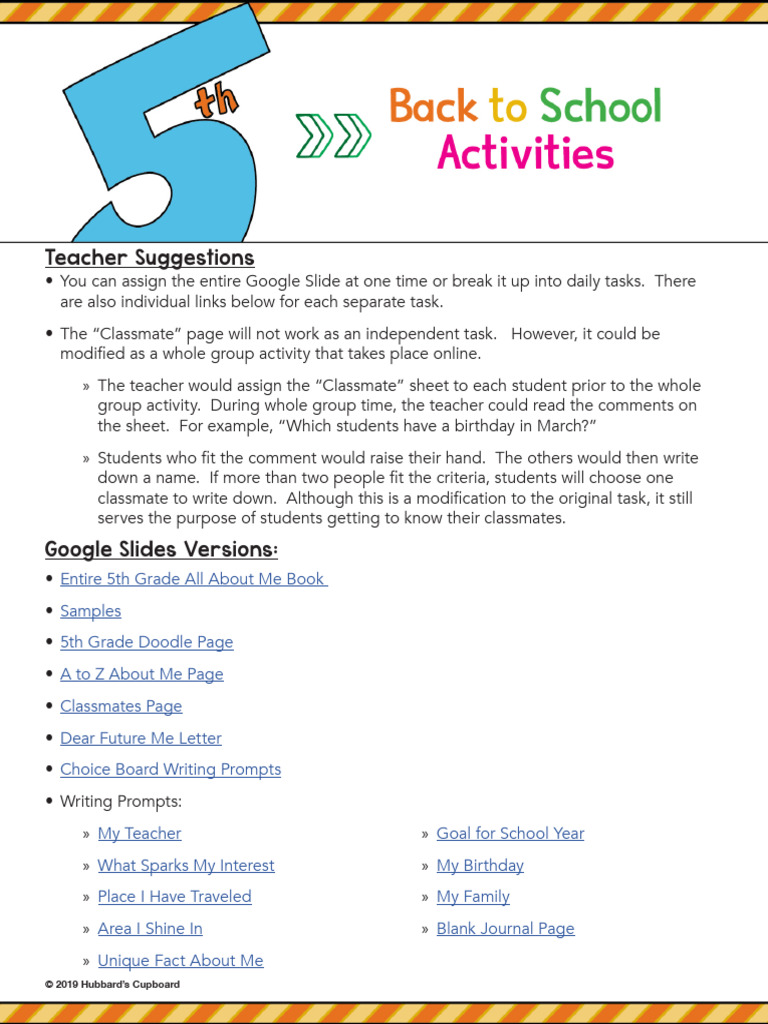 5th Grade Google Instructions | PDF