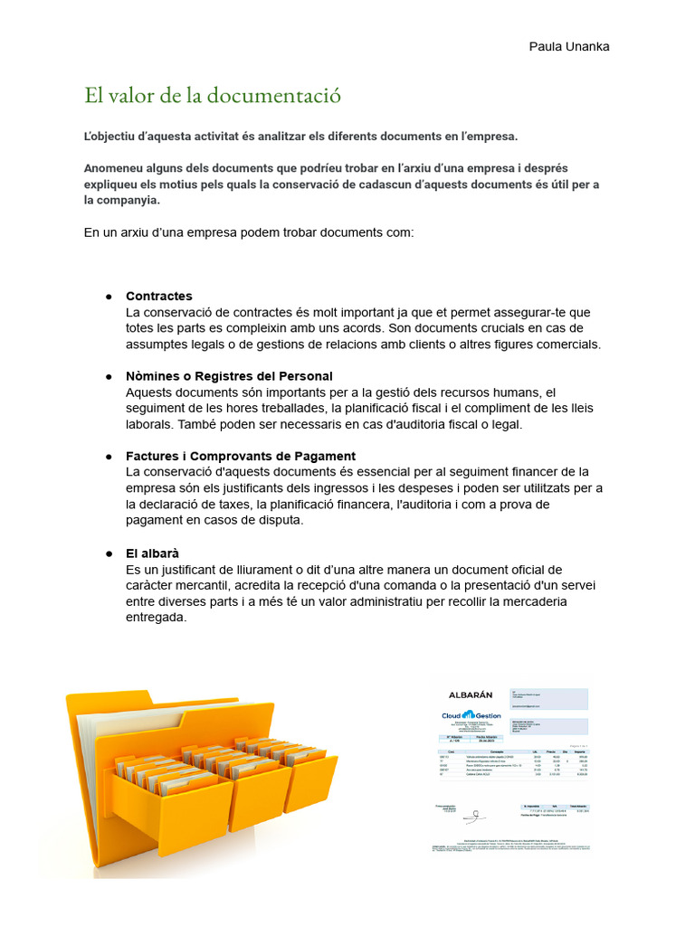 El Valor de La Documentació | PDF