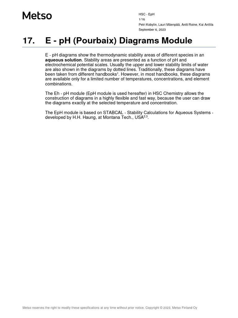 17 Eh - PH - Diagrams | PDF | Ph | Chemistry