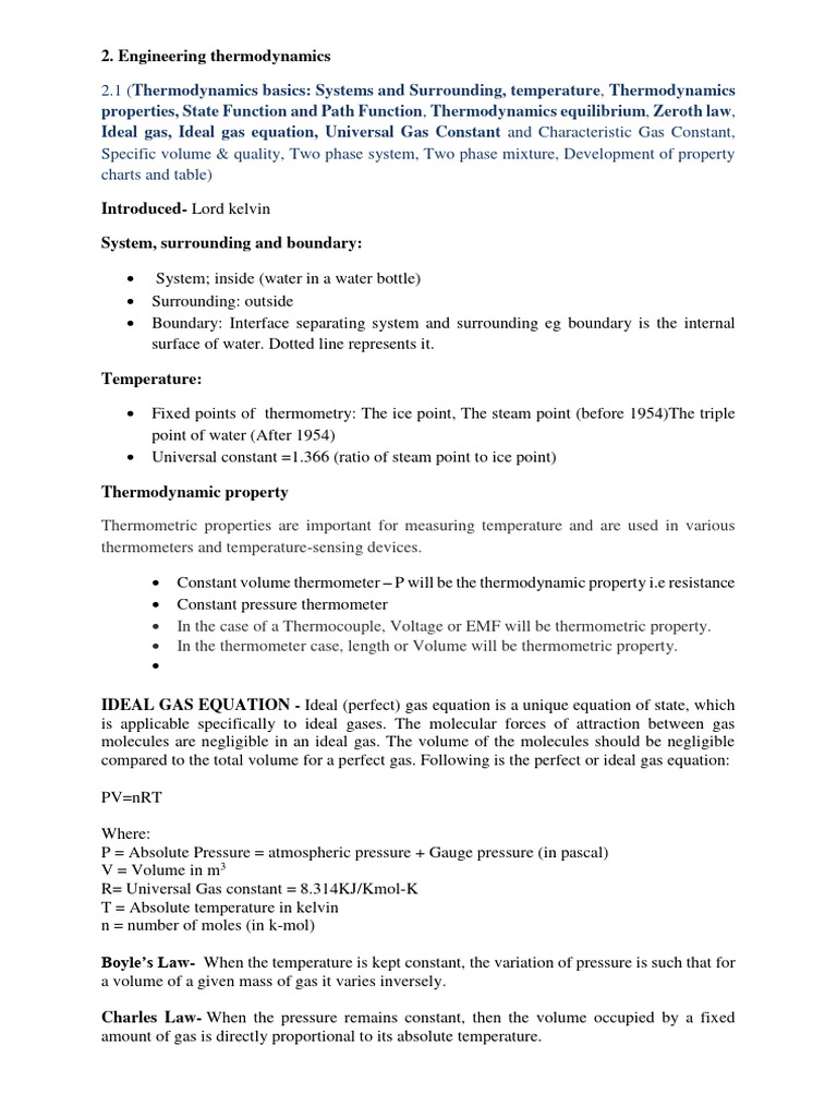 Engineering Thermodynamics | PDF | Heat | Thermodynamics