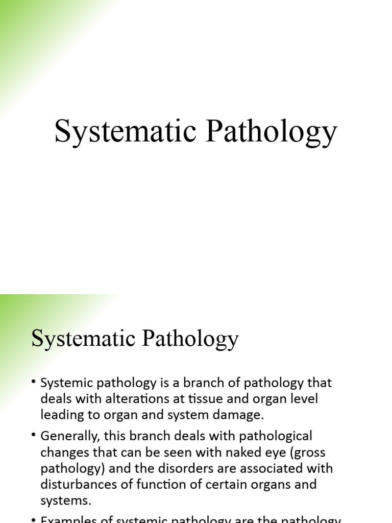 Systematic Pathology | PDF | Bone | Thrombus