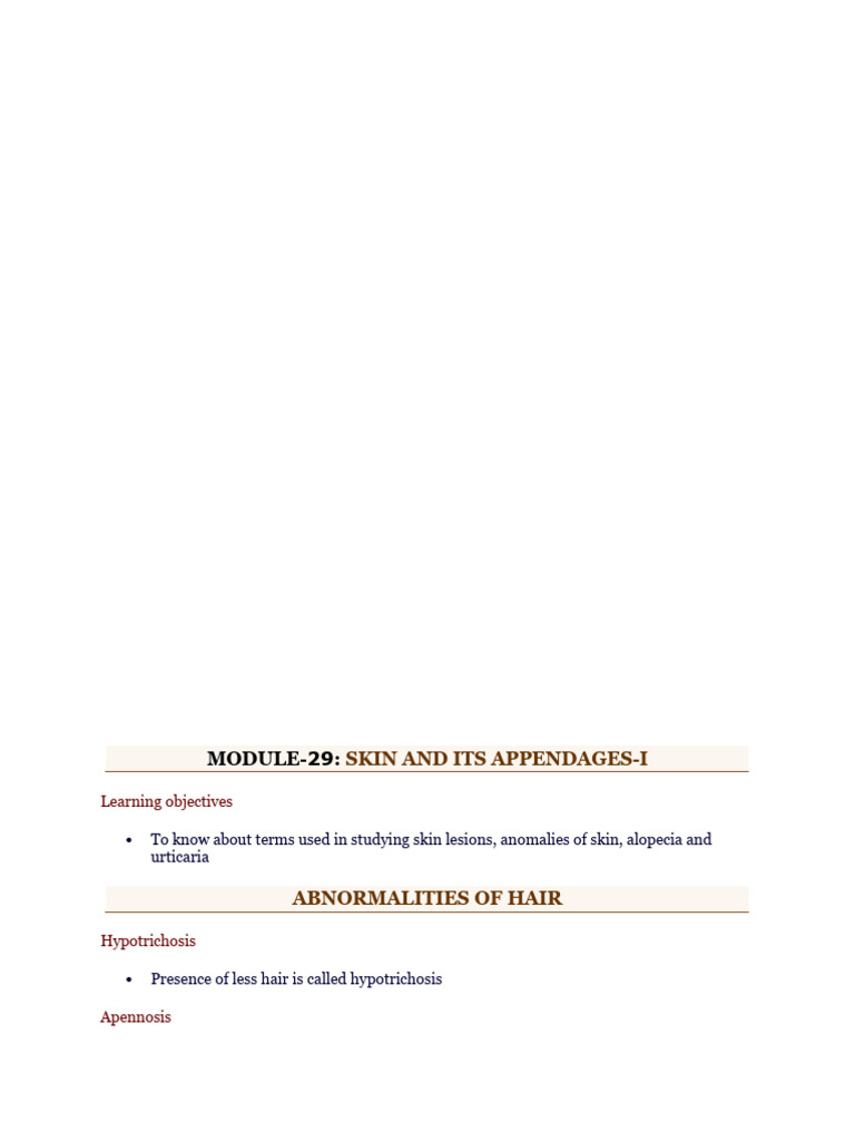 Pathology of Skin and Appendages | PDF | Skin | Dermatitis