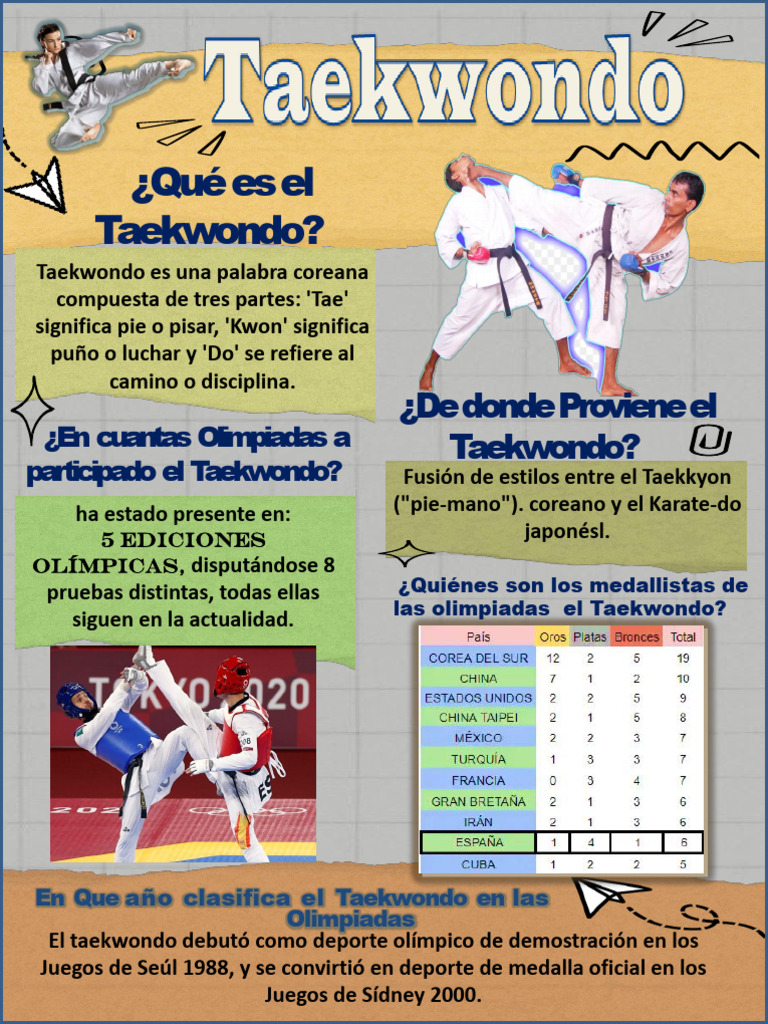 Infografia Taekwondo | PDF