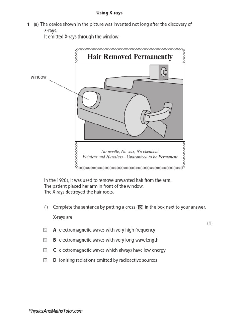 EM Radiation 3 QP | PDF | Electromagnetic Radiation | Ionizing Radiation