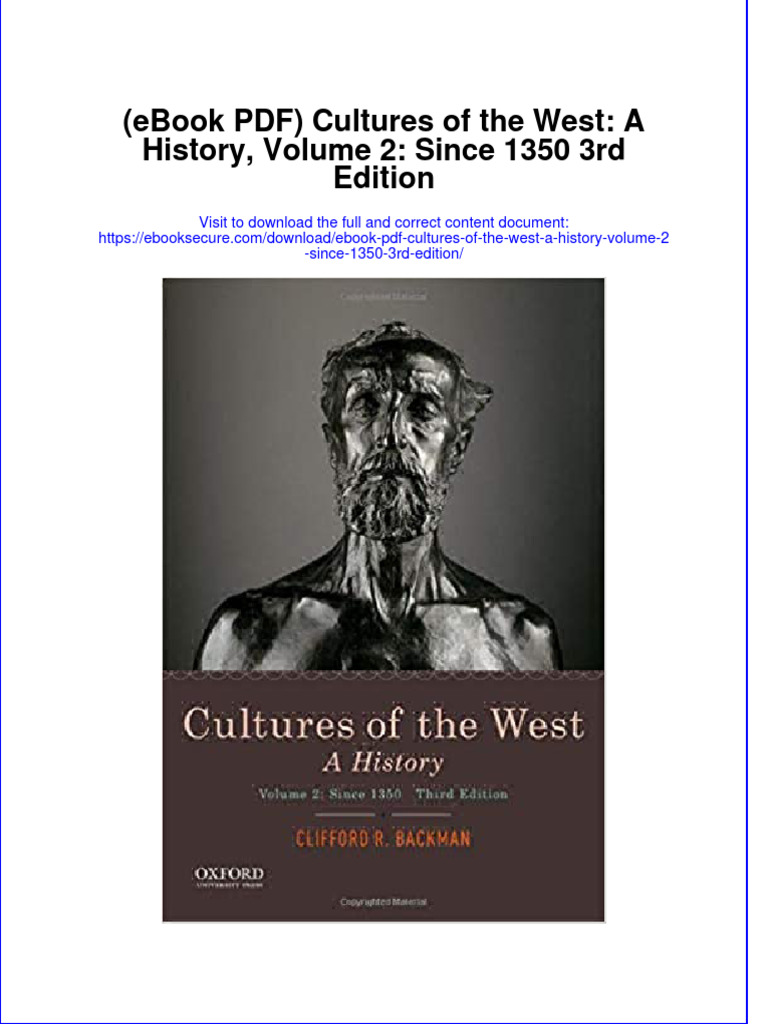 Ebook PDF Cultures of The West A History Volume 2 Since 1350 3rd Edition PDF | PDF | British ...