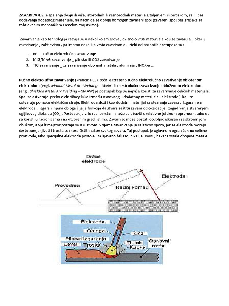 REL Zavarivanje | PDF