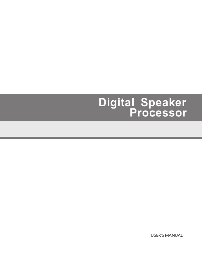 Product Manual | PDF | Equalization (Audio) | Menu (Computing) Product Manual | PDF | Equalization (Audio) | Menu (Computing)