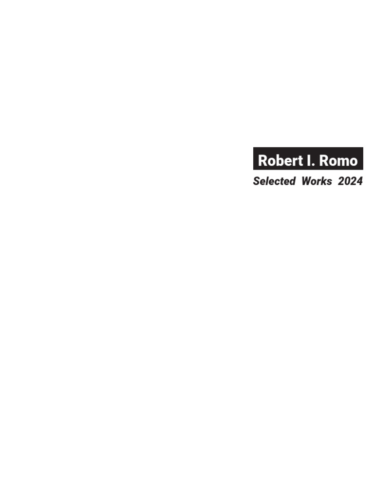 Selected Works 2024 | PDF