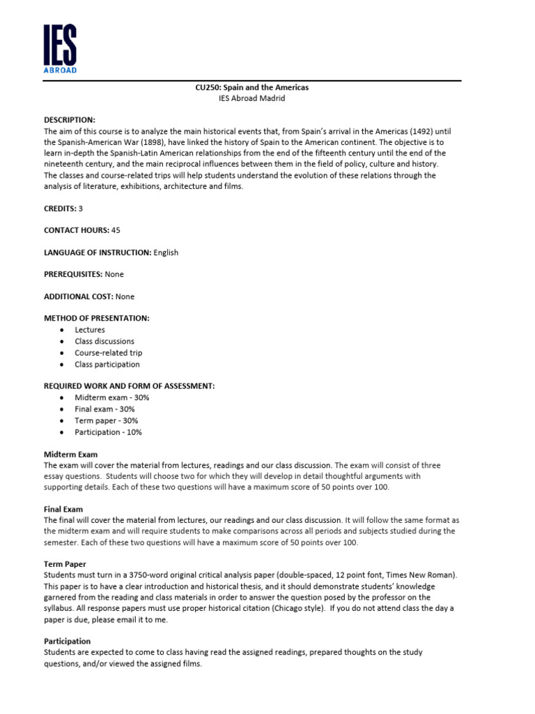 Madr-Hs 250 Spain and The Americas | PDF | Spanish Colonization Of The Americas | Hernán Cortés