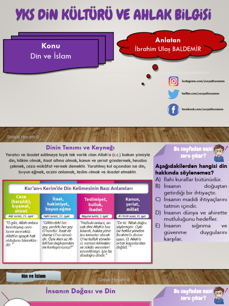 Din Kültürü - 2 - Din Ve İslam | PDF