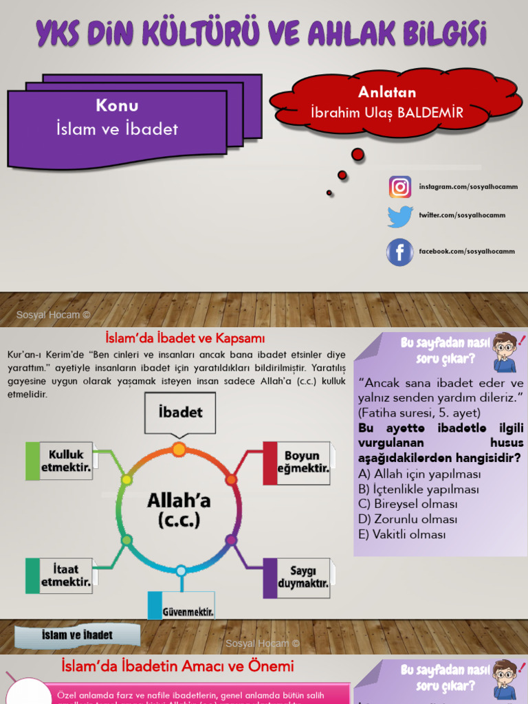 Din Kültürü - 3 - İslam Ve İbadet | PDF