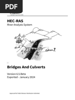 HEC-RAS Inline Structures Guidelines | PDF | Spillway | Civil Engineering