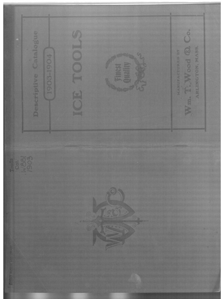 WT Wood Ice Tools Catalog | PDF