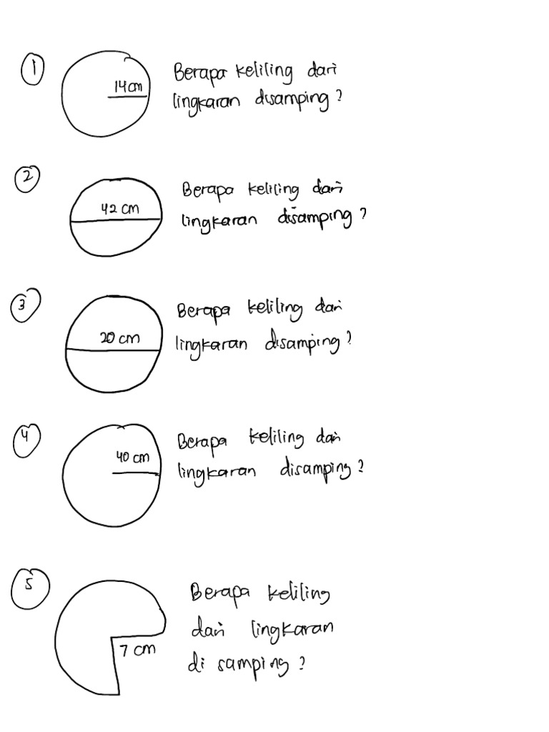 Keliling Lingkaran 1 | PDF