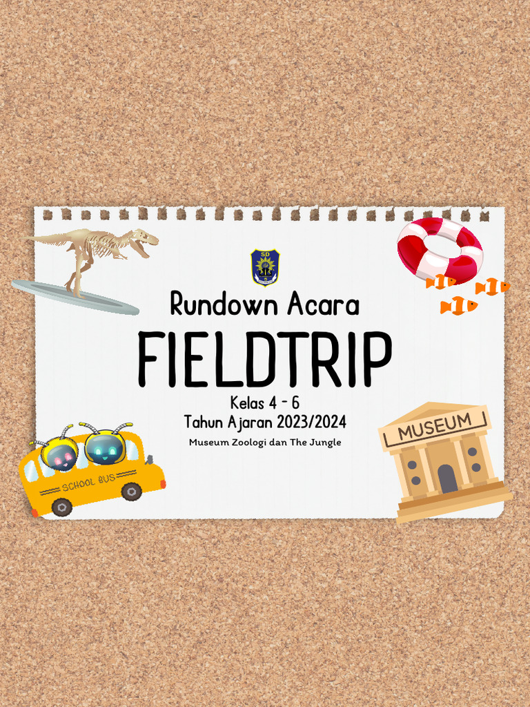 Rundown Field Trip Kelas 4-6 TA 2023:2024 | PDF