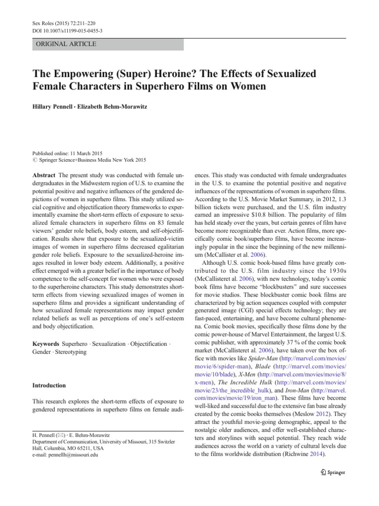 Pennell 2015 | PDF | Gender | Gender Studies