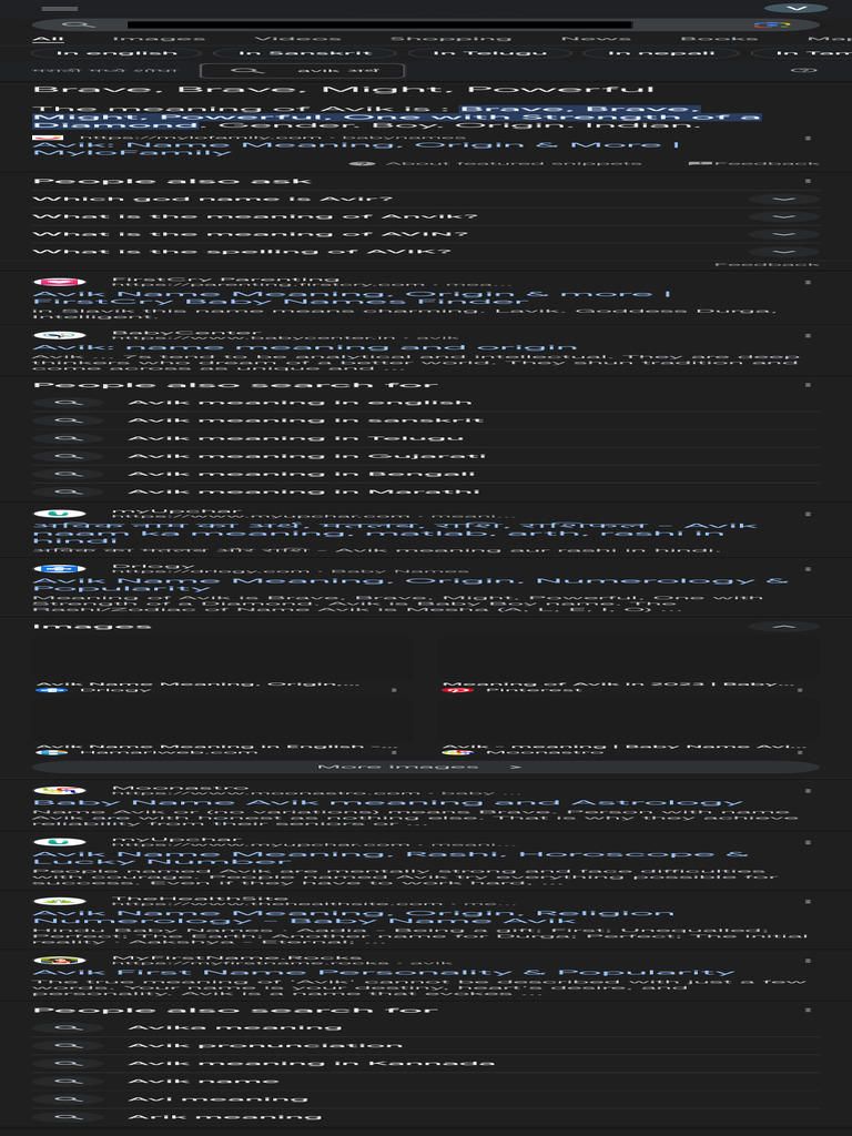 Avik Meaning - Google Search | PDF | Religion & Spirituality