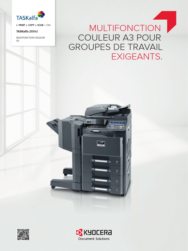 Brochure TASKalfa 2551ci - HD-1 | PDF | Fax | Imprimante (Informatique)