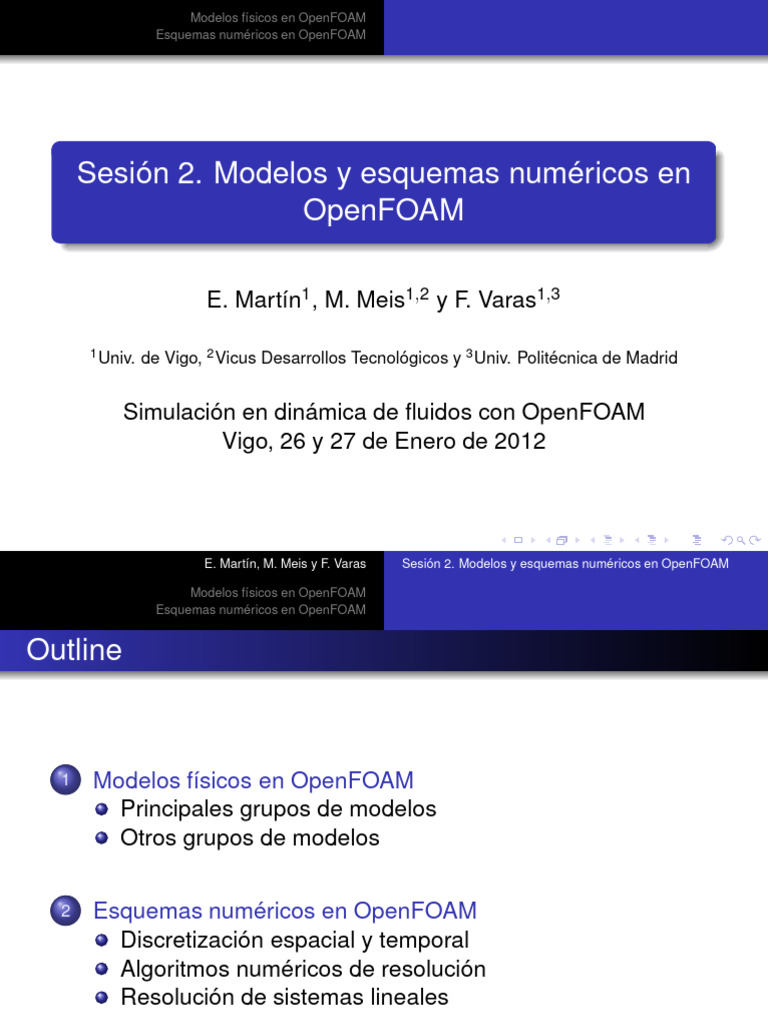 Modelos y Esquemas en OpenFOAM | PDF | Dinámica de fluidos | Turbulencia